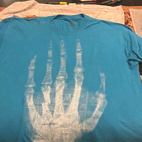 Tony Hawk | Shirts | Hawk Skeleton Hand | Poshmark